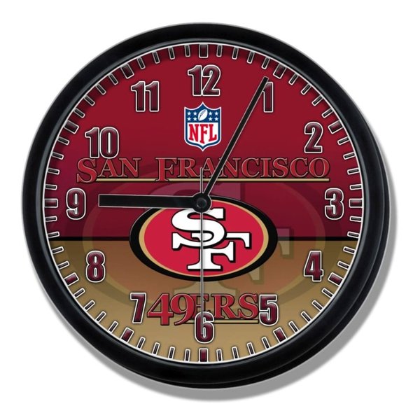 Clock | Wall Decor | New San Francisco 49ers Nfl Clock New | Poshmark